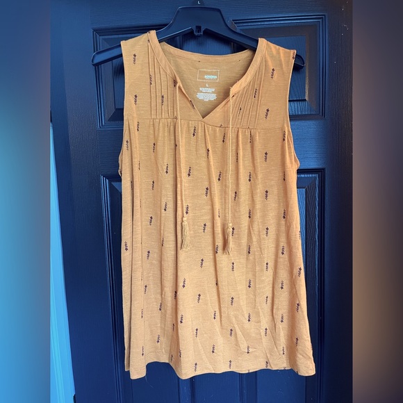 Sonoma | Tops | Sonoma Mustard Tank | Poshmark